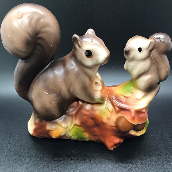 Squirrel in Log - Etsy