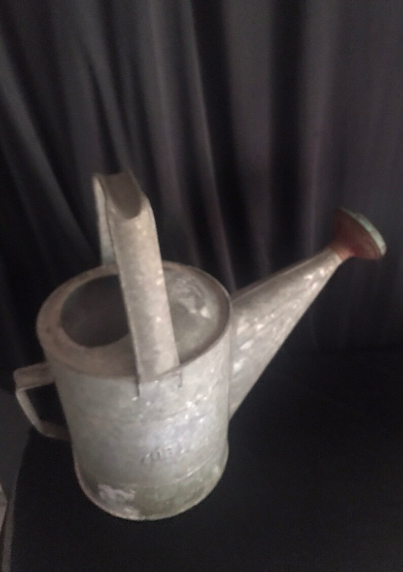 Galvanized Watering Pail Garden Decor or Real Use farmhouse - Etsy