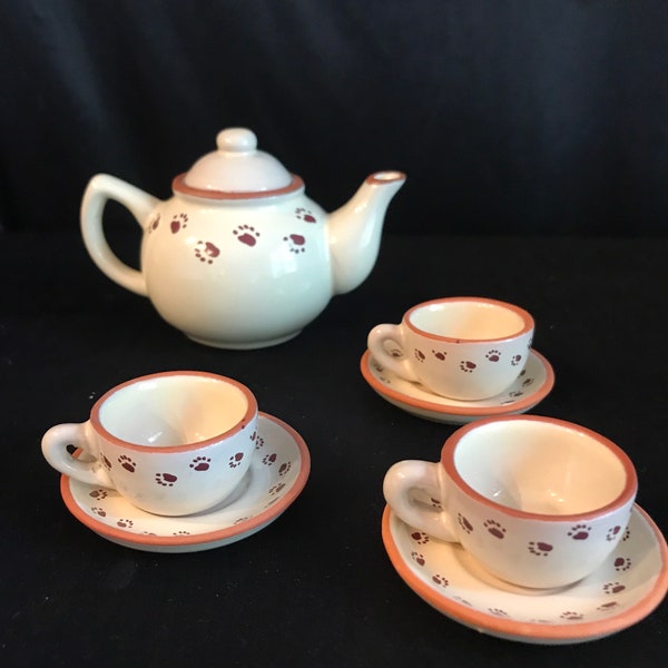 Bear Tea Set - Etsy