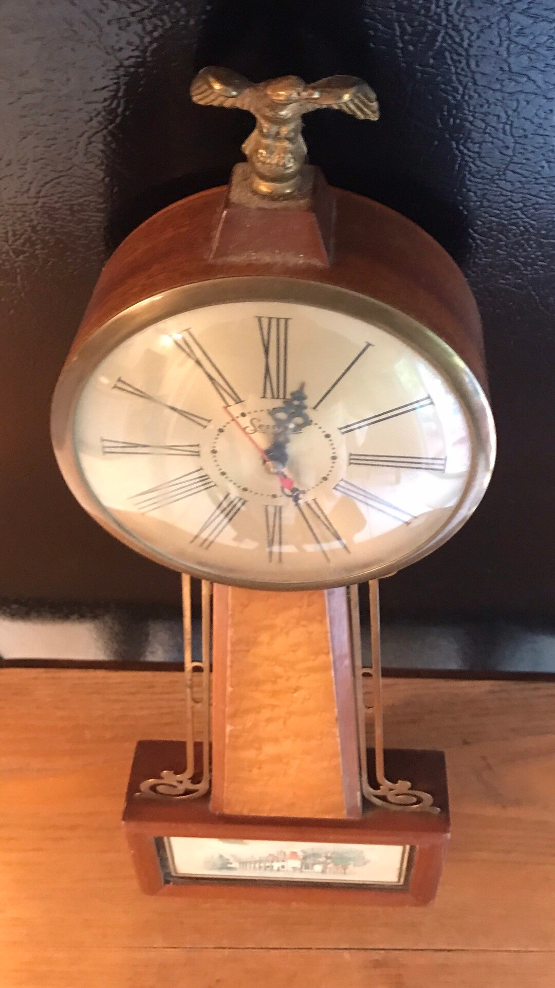 Vtg Banjo Clock Wall Mount Session Wall Clock - Banjo Design Electric ...