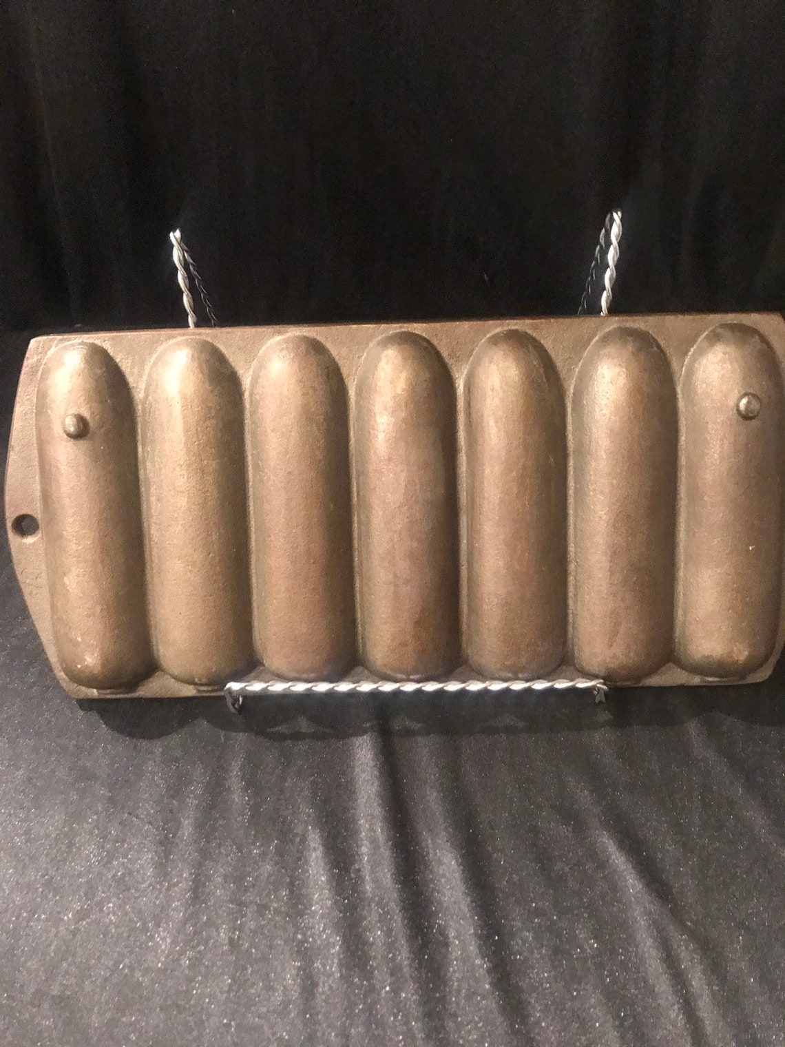 Cast iron corn fritter mold pan corn stick mold 7 corn | Etsy