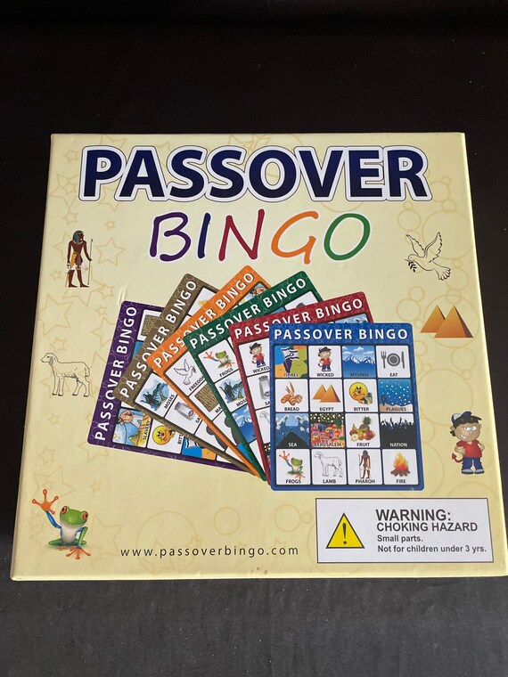 Passover & Sedar Bingo Board Game 12 Thick Boards Family - Etsy