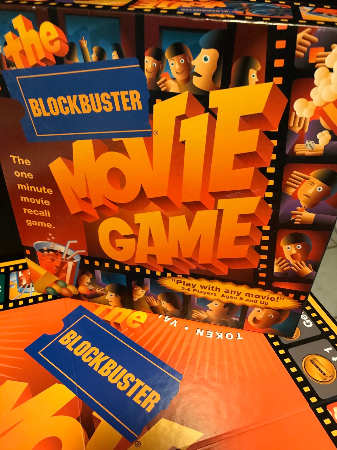BLOCKBUSTER Movie Trivia Game ,90s Blockbuster Movie Rental Memorabilia ...