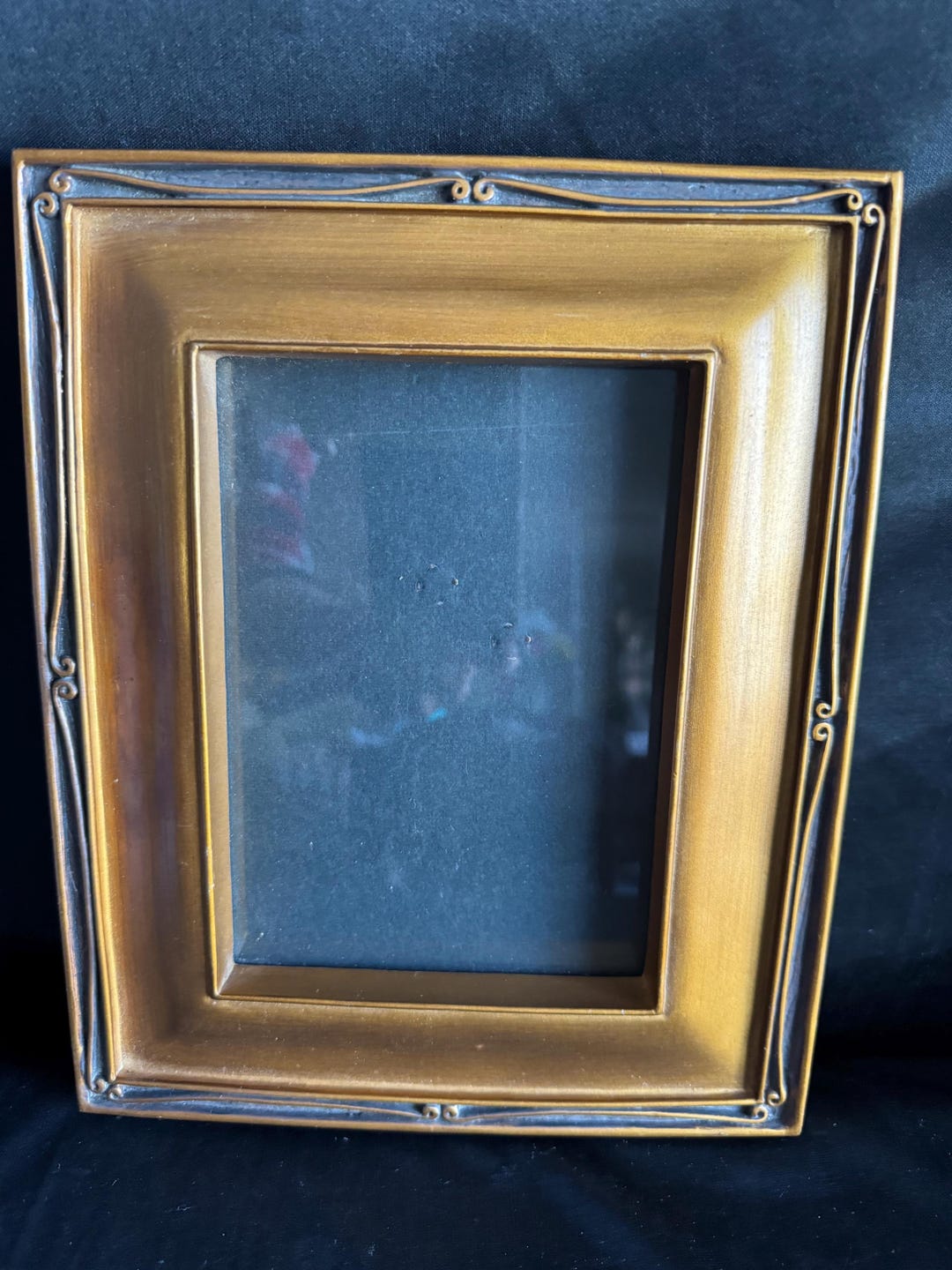 Traditional Photo Frame 5x7 Wall or Desktop , Wood ,antique Bronze ...