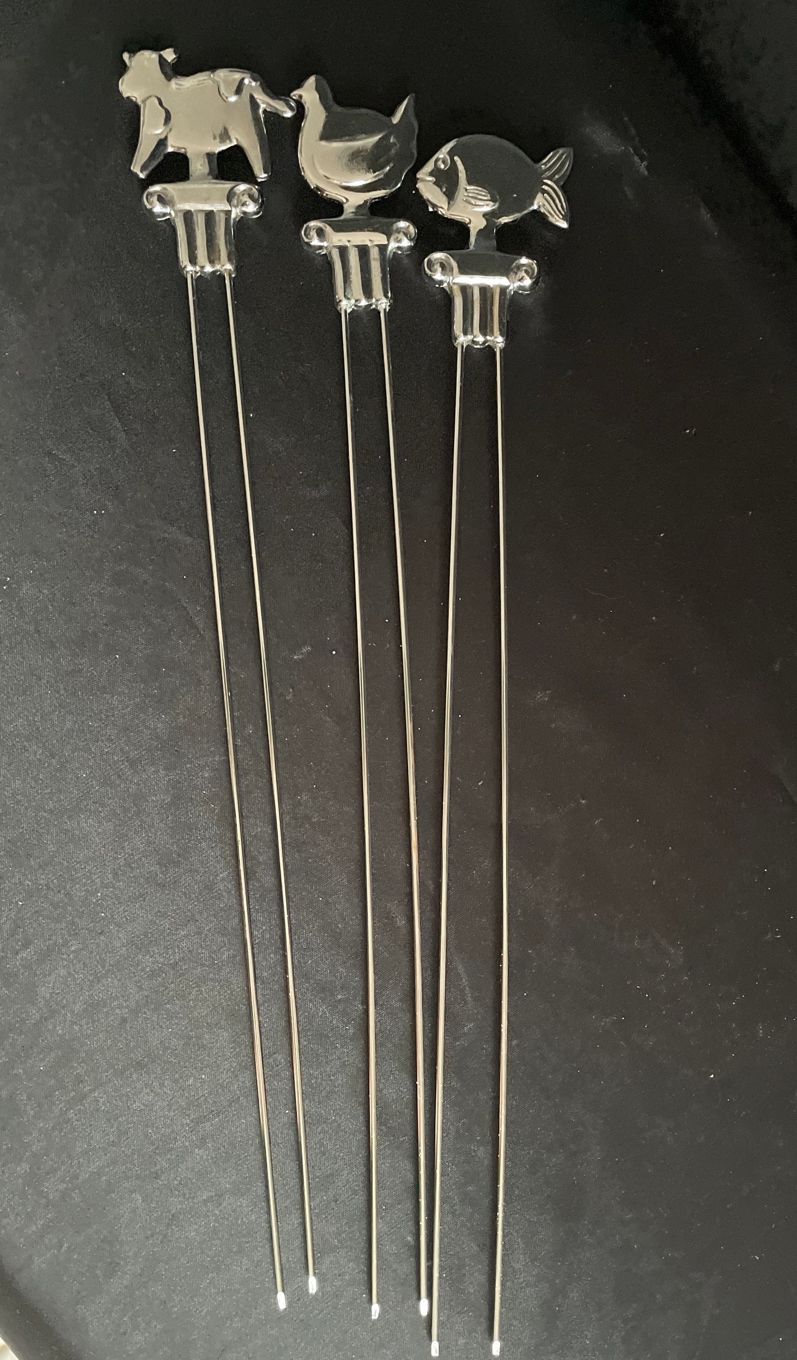 Stainless Skewers Figural Animal fish Bbq Skewers - Etsy UK