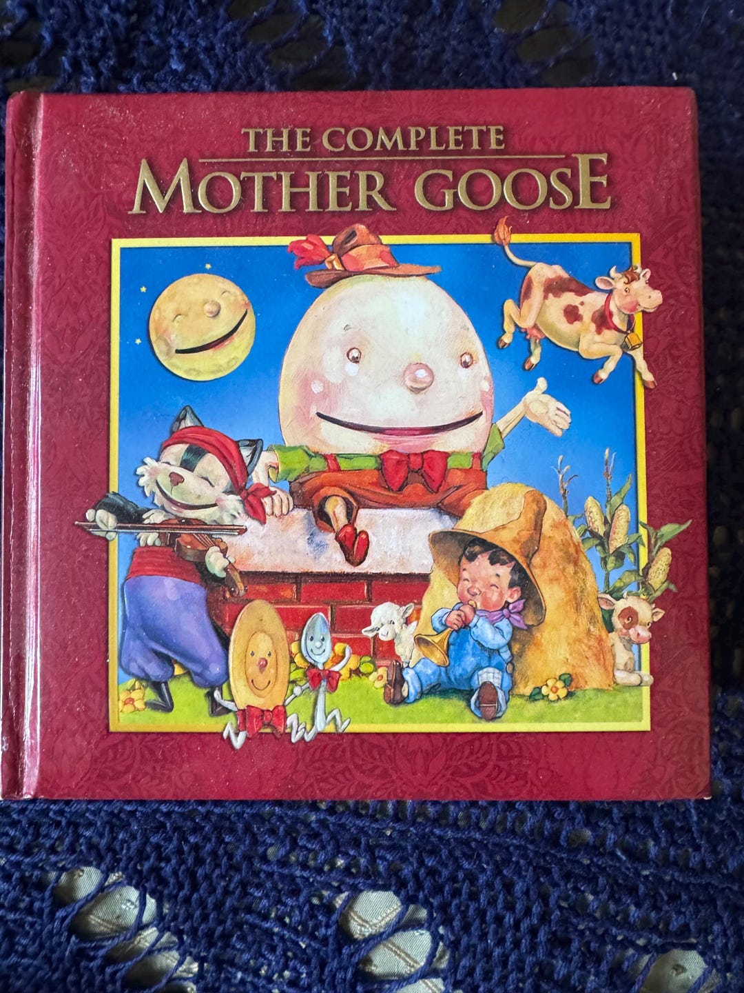 The Complete Mother Goose Book , Padded Cover Hard Cover Book , Nursery ...