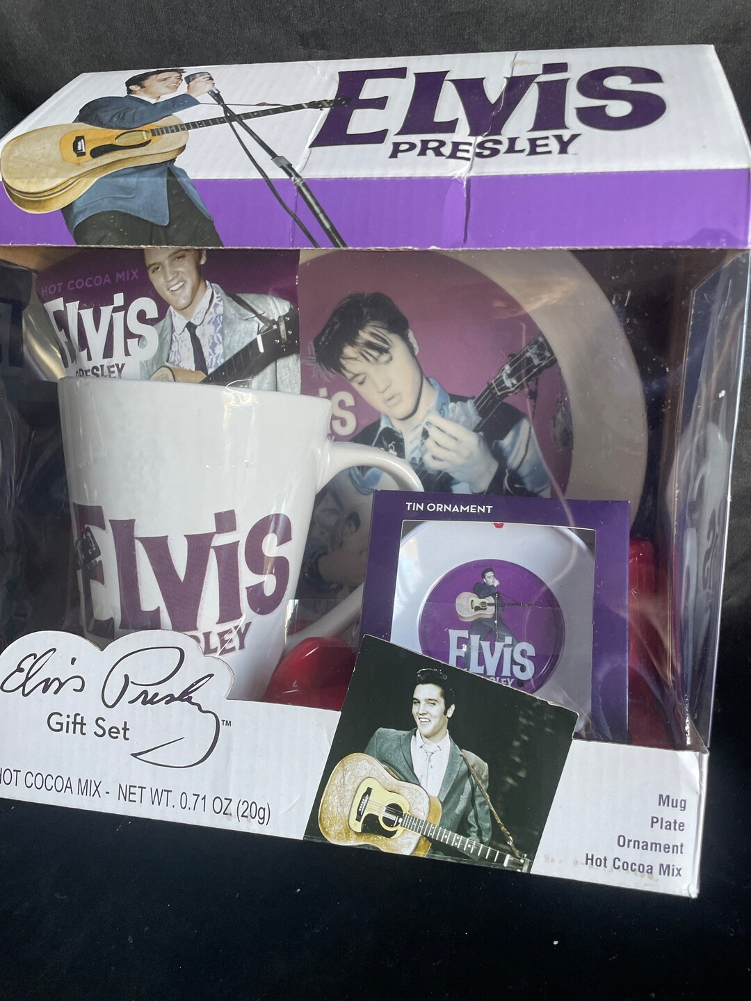 Elvis Plate Box Set, Gift Plate , Tall Mug , Official Elvis Packaging ...
