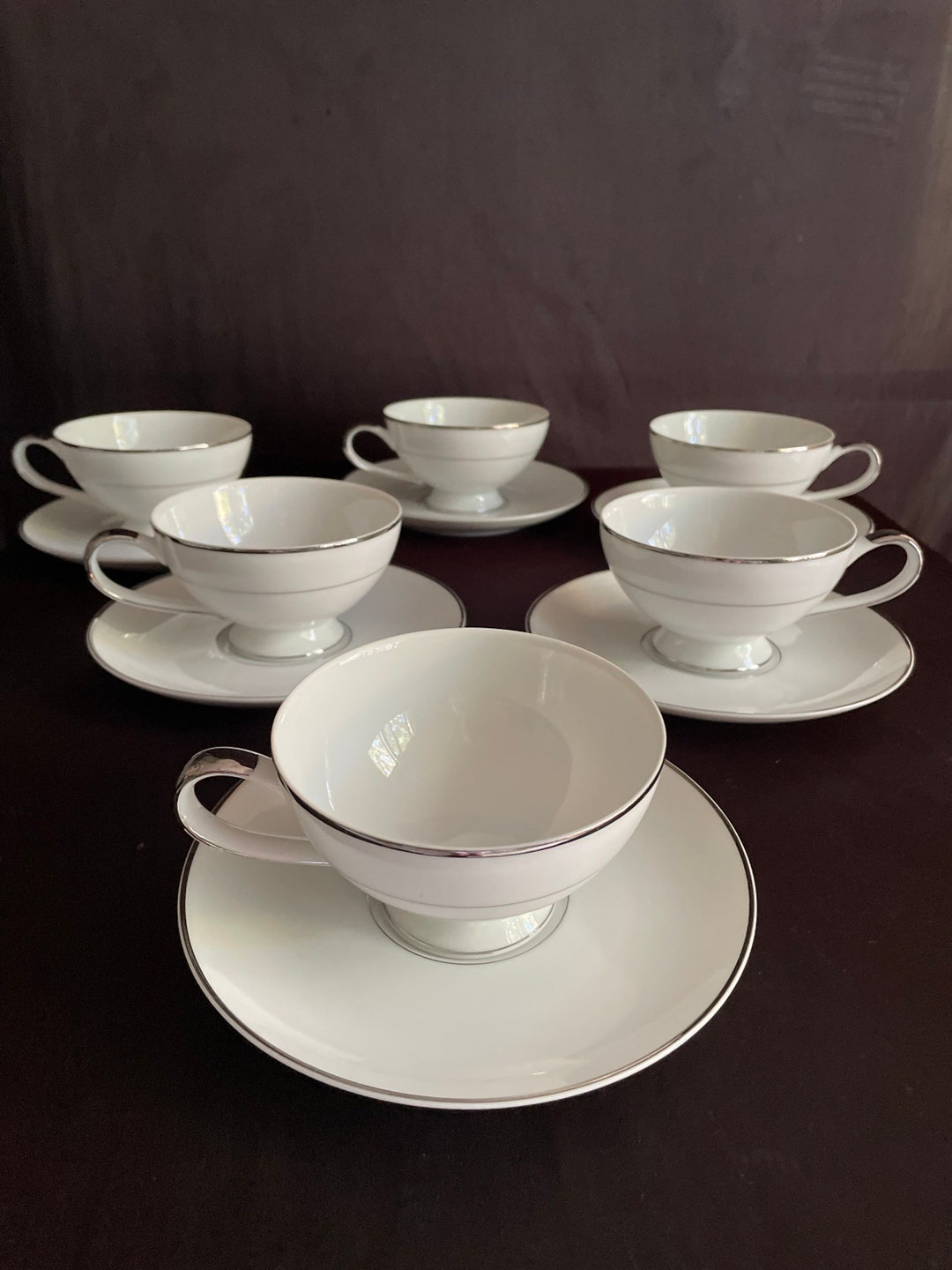 Elegant Coffee / Tea Set 12 Pc Service 6 Cup &saucer , Premier Citation ...