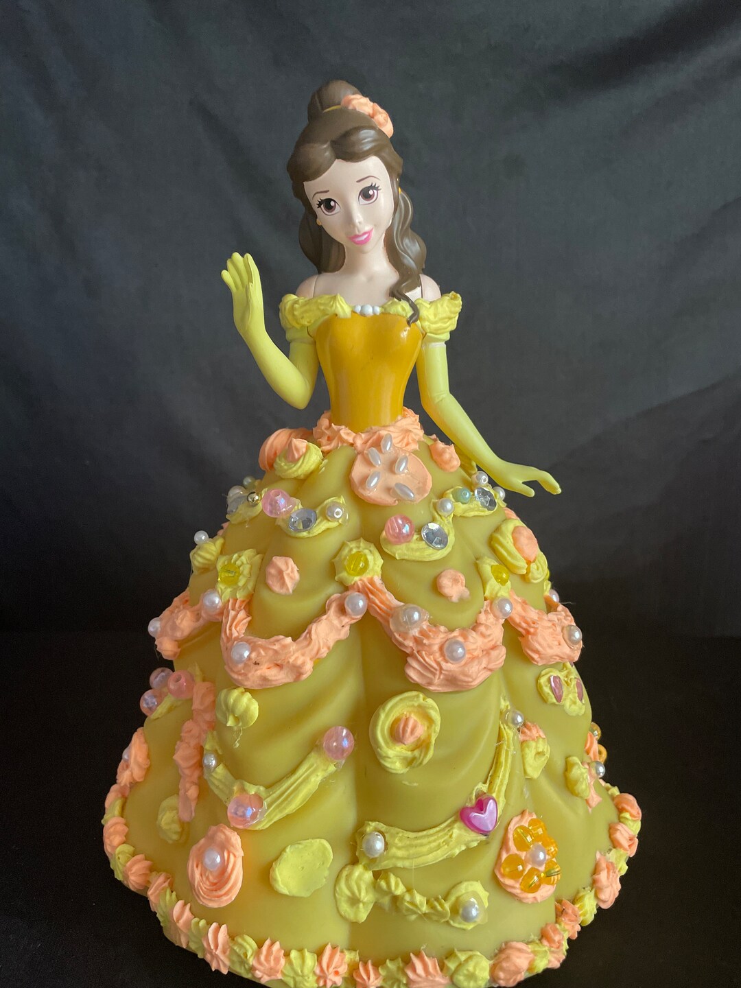 Disney Princess Bank Belle , Coin Bank , 3D by Peach Tree Playthings - Etsy