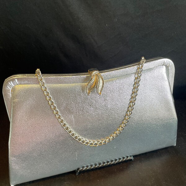 Silver Clutch Bag - Etsy