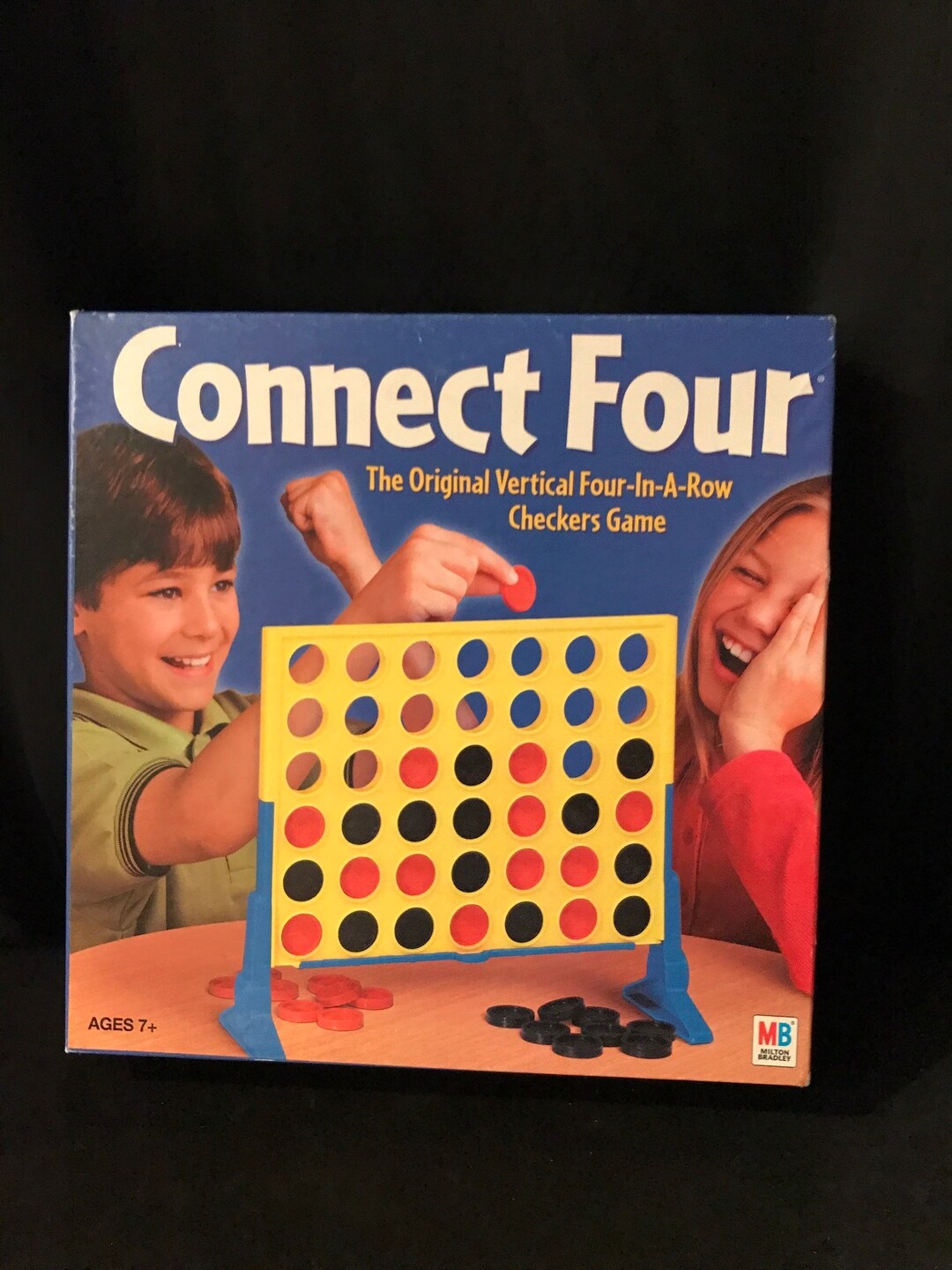 Connect Four Checkers 2 Players Free Standing Upright Checkers Game ...