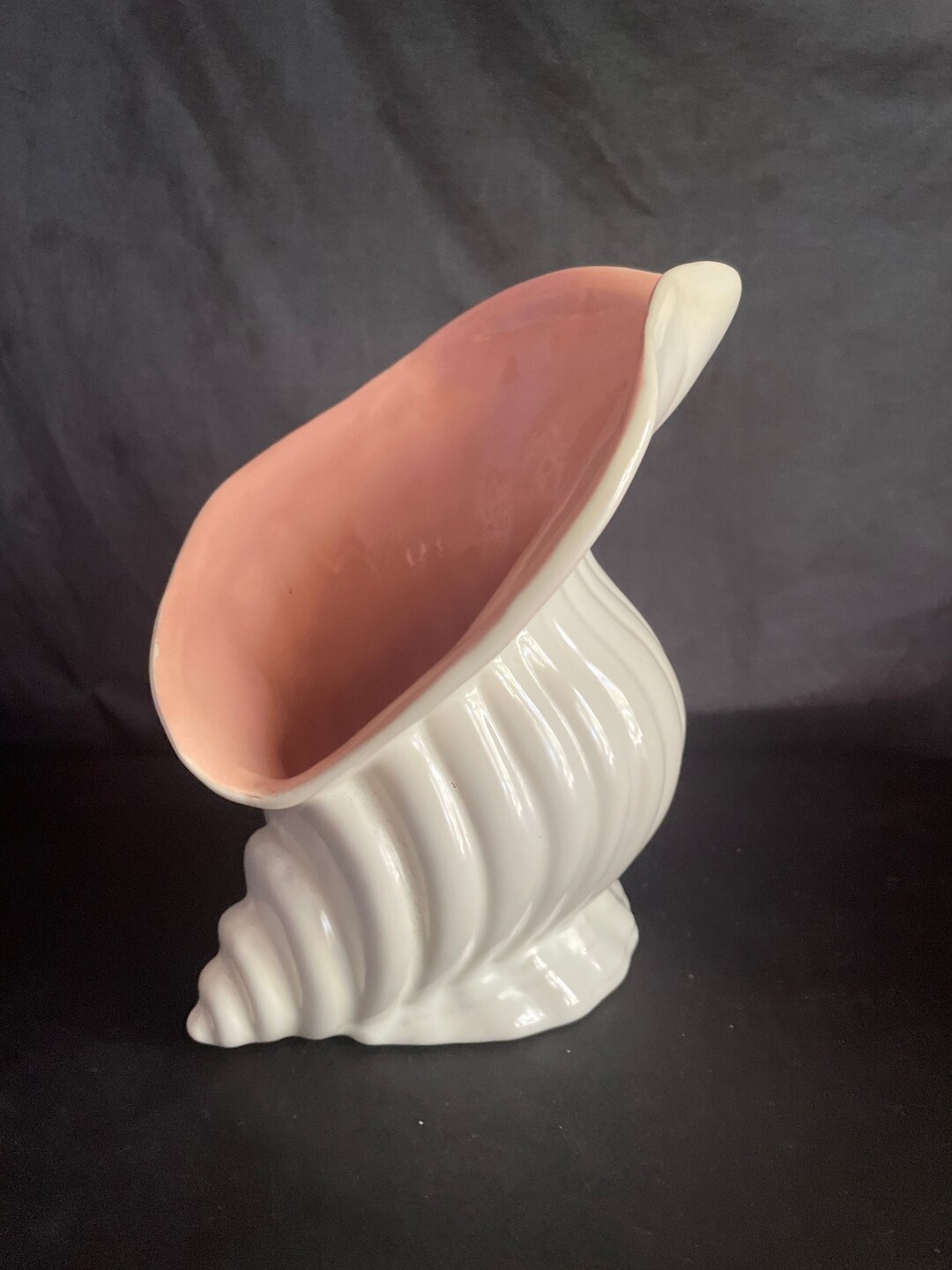 Vintage Catalina Pottery Conch Shell Planter Vase - MCM Hollywood ...
