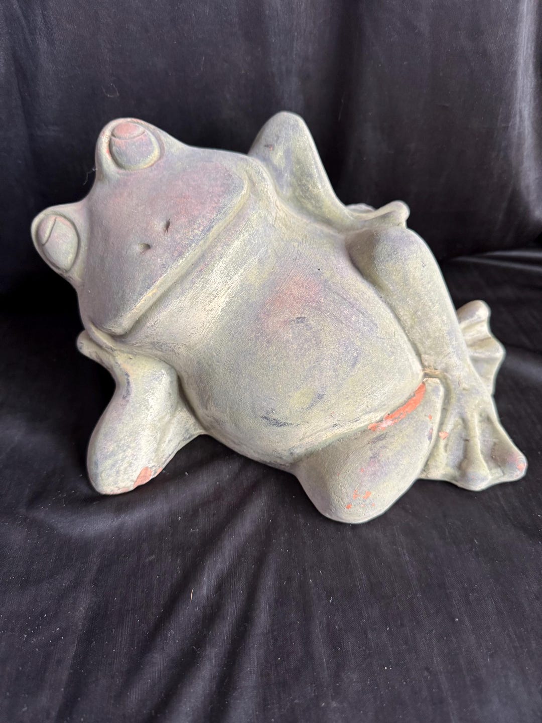 Outdoor Garden Frog ,flower Bed Frogs , Posing Frog , Yard Art - Etsy