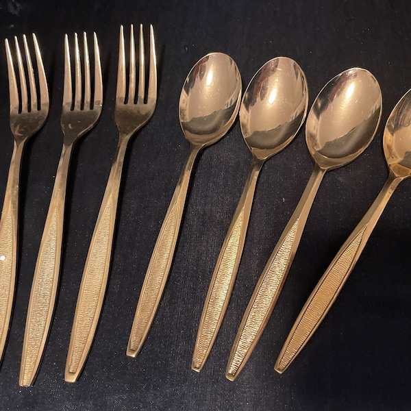 Gold Flatware - Etsy