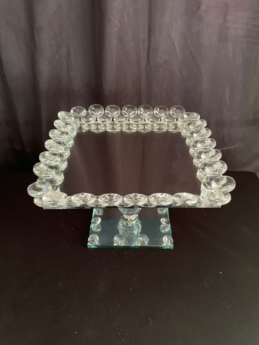 Mirrored Cake Stand , Crystal , Dessert ,fruit Display, Pastry Display ...