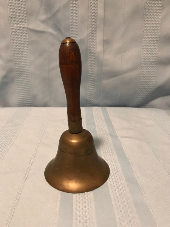 School Brass Bell call Bell Teachers Recess Bell dinner - Etsy