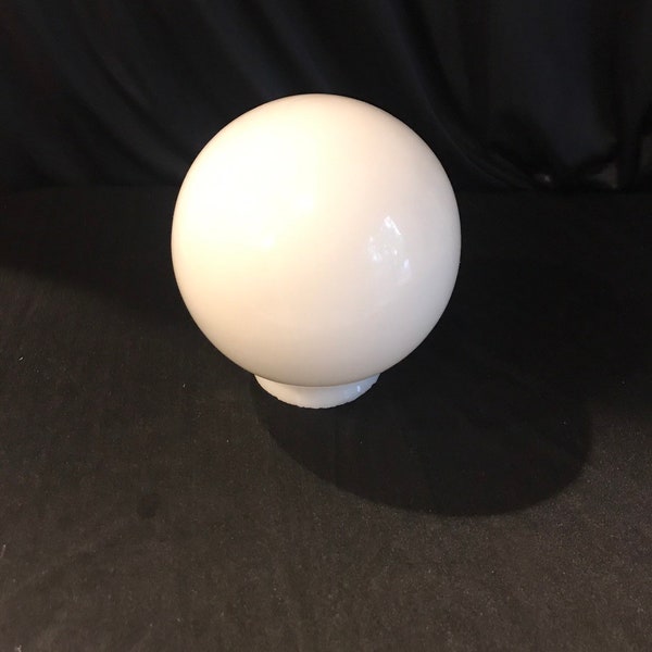 White Glass Globes - Etsy
