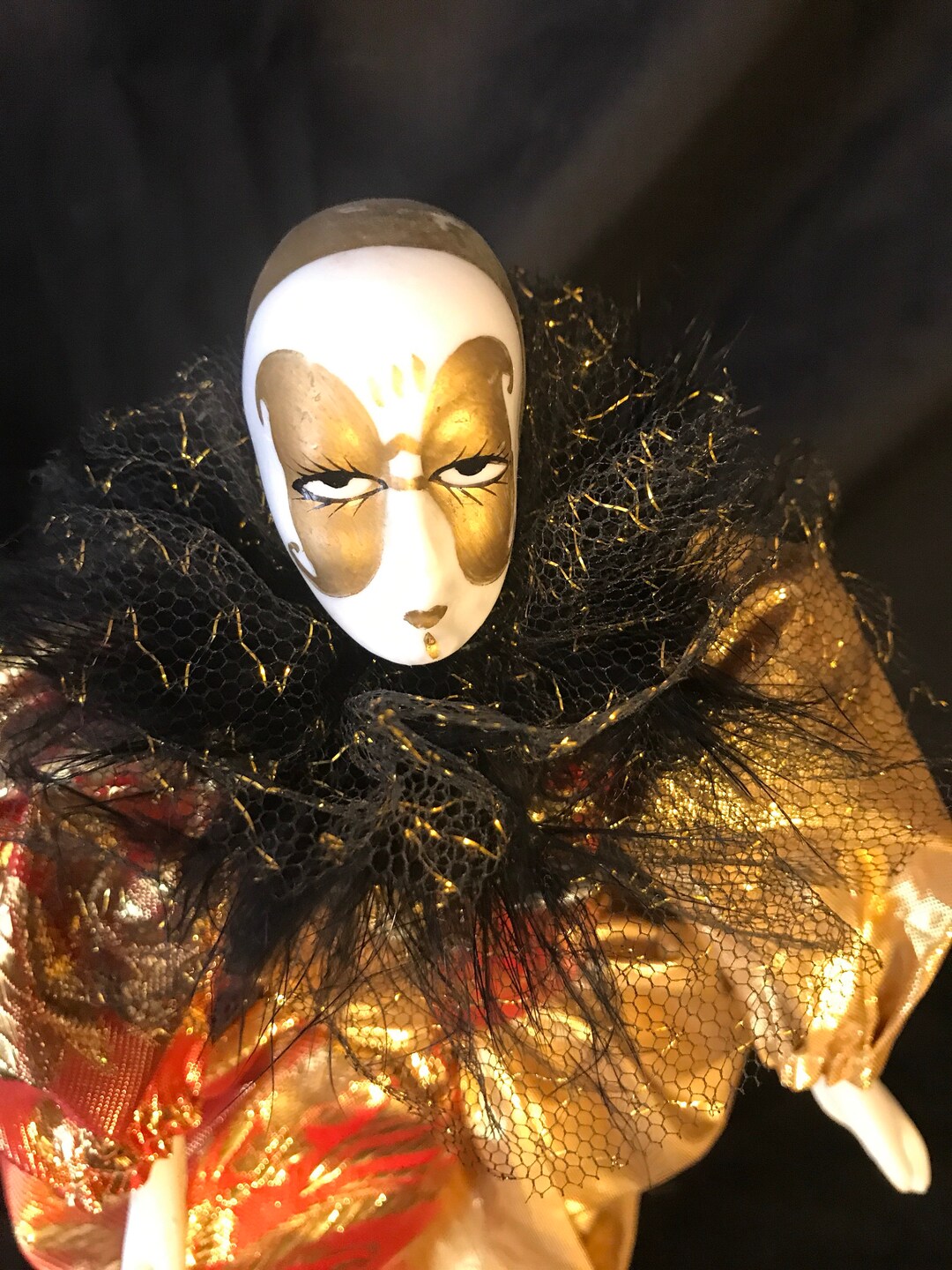 Painted Clown ,masquerade, Doll Butterfly Lame Ballon Outfit Full Clown ...