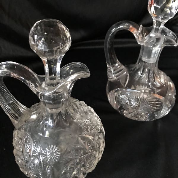 Crystal Cruet - Etsy