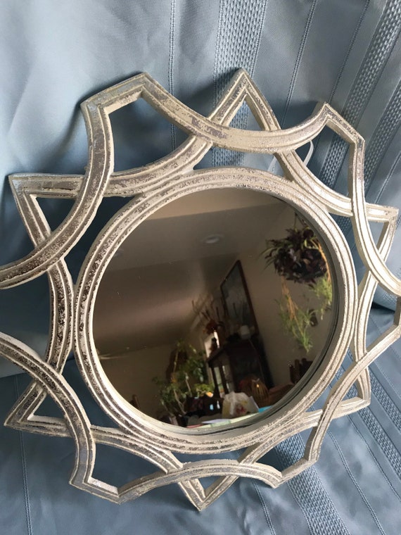 Celestial Wall Mirror Convex Art Deco Shabby Chic 16 X16 | Etsy