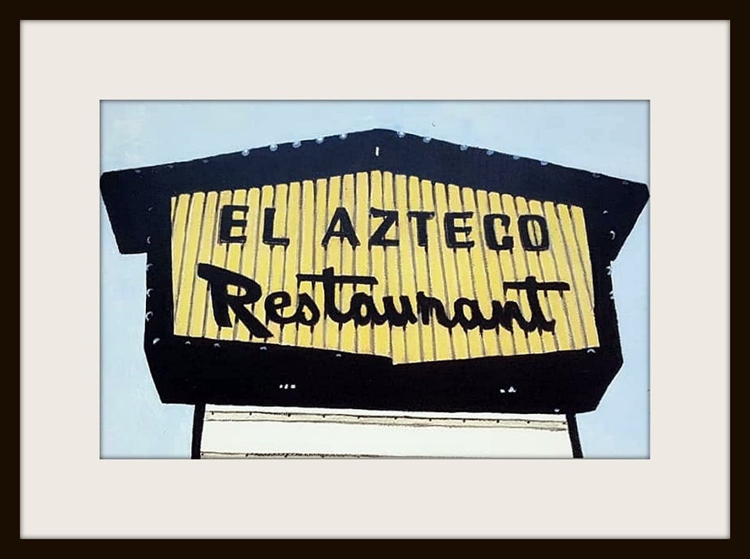 El Azteco Giclee Print of Acrylic Painting - Etsy