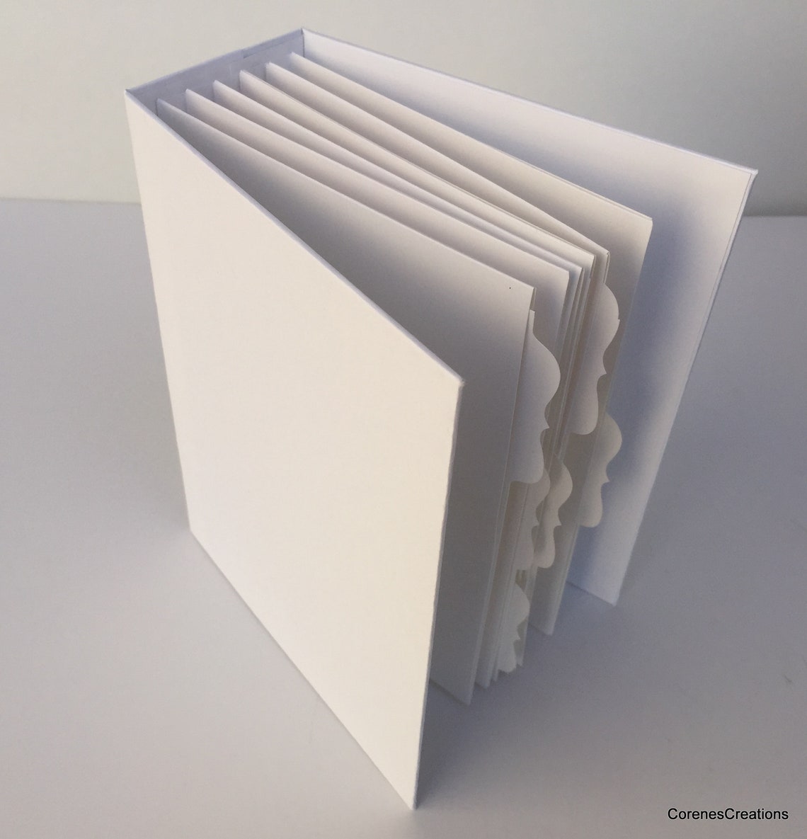 Blank, Handmade Ready to Decorate Mini Albums 7 1/2" X 5 3/4" X 2 1/2 ...