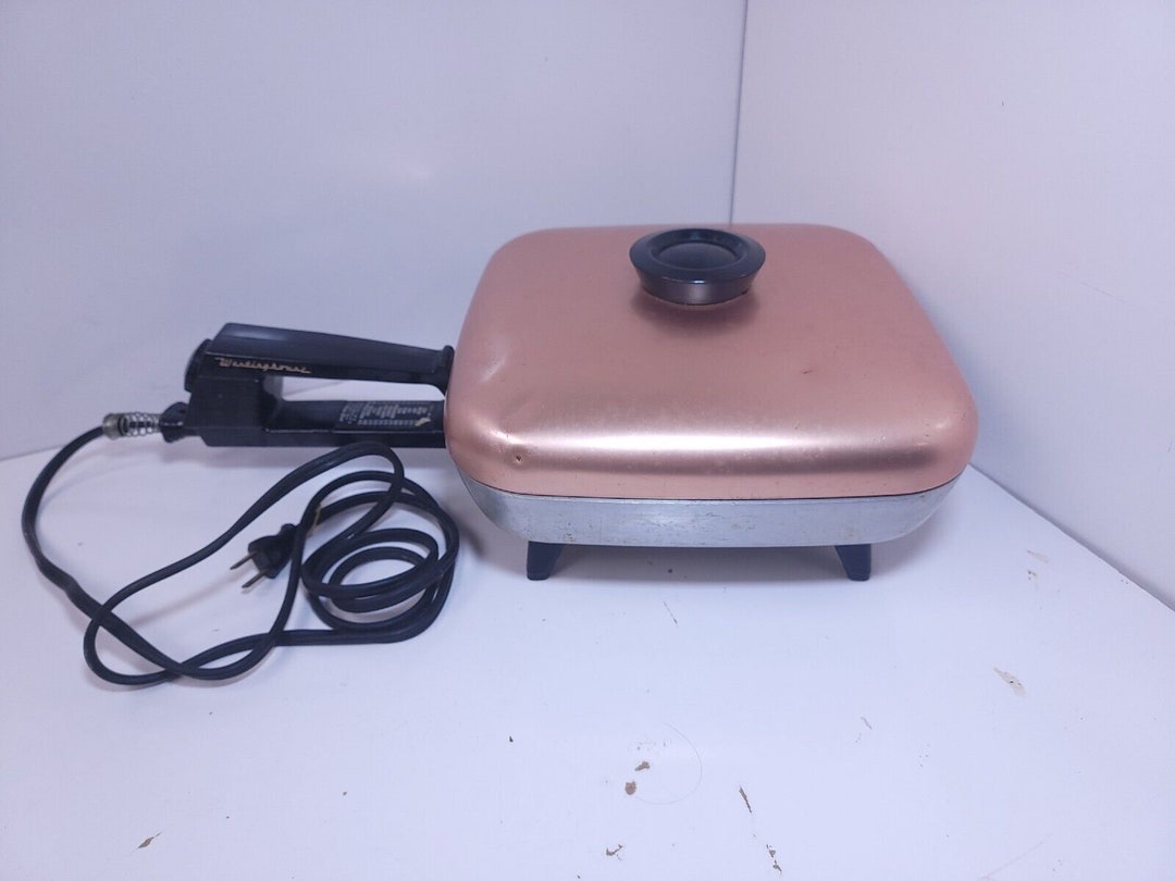 Vintage Westinghouse Electric Skillet W/copper Lid EFP 551 - Etsy