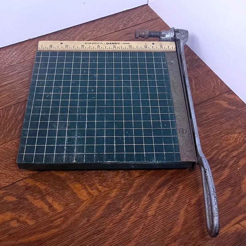 Vintage Paper Cutter - Etsy