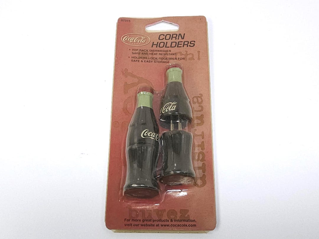 Coca-cola Coke Bottle Corn Holders Pack Unopened 2-piece Novelty ...
