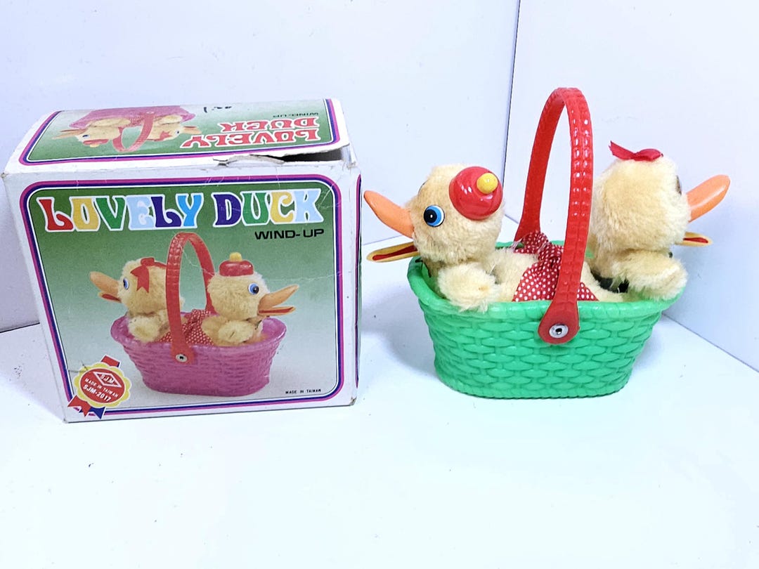 Vintage Lovely Ducks Wind-up Toy With Original Box - Etsy