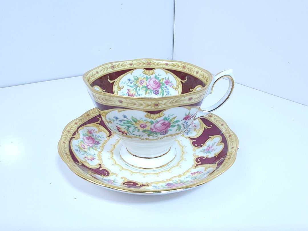 Royal Albert Lady Hamilton Bone China Cup and Saucer England - Etsy
