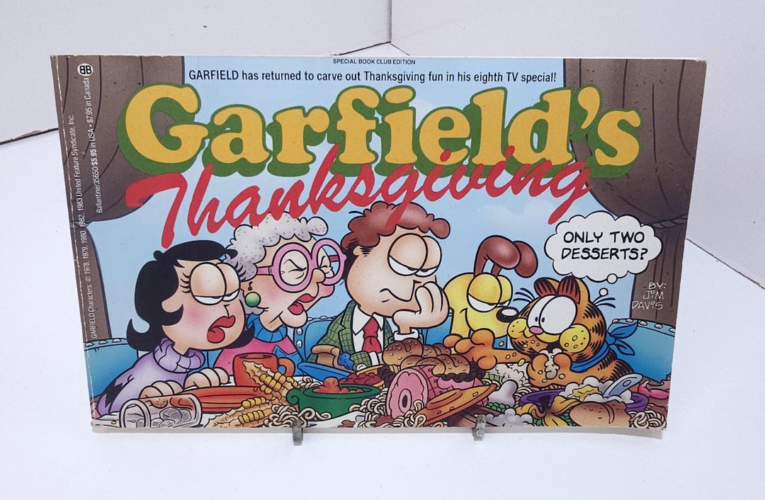 Garfield’s Thanksgiving – Jim Davis – 1988 First Edition – Vintage ...