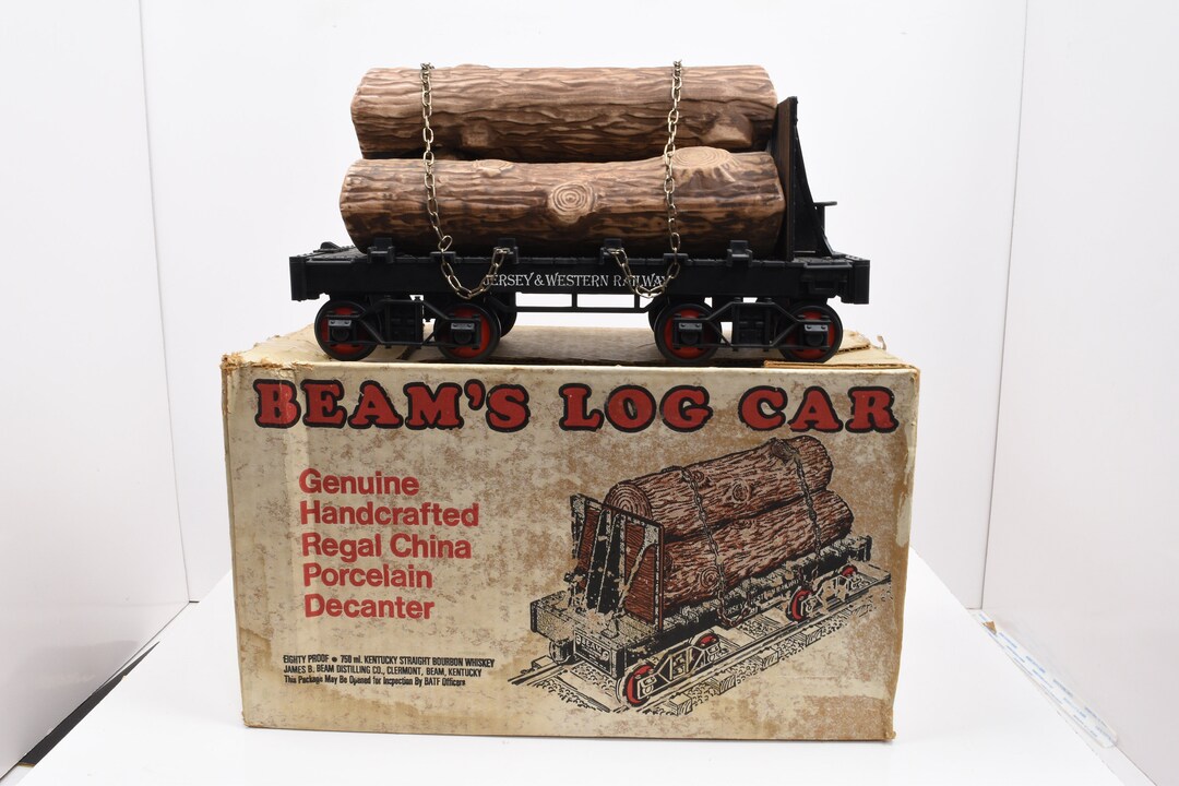 Jim Beam Log Car Decanter (empty) Original Box - Etsy