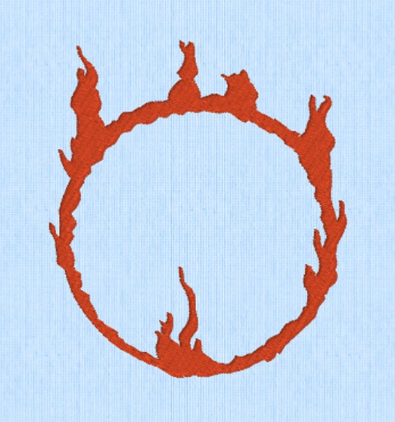 The Darksign Dark Souls Embroidery Design | Etsy