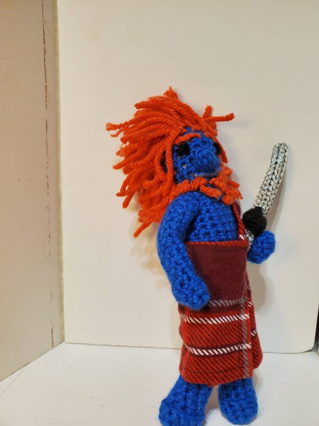 Little Blue Men - Crocheted Doll/action Figure - Etsy