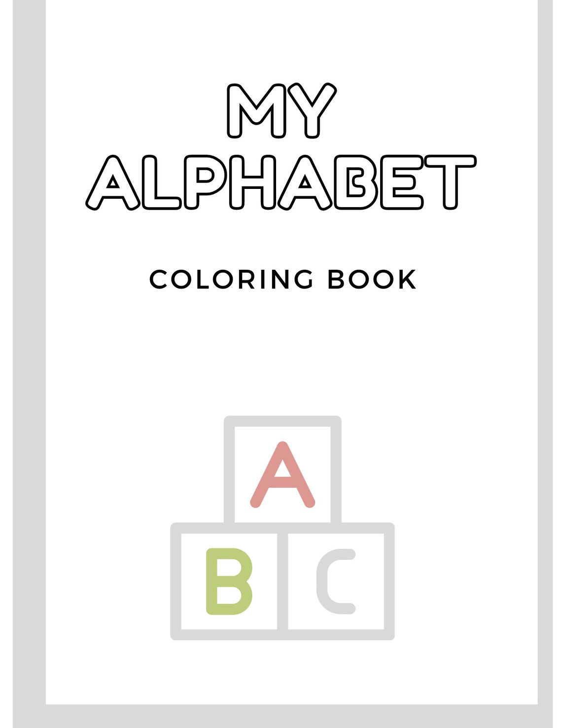 Preschool Coloring Pages, Homeschool Printable, Alphabet Coloring Book ...