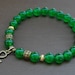 Ankh Cross Bracelet,jade 8mm Beads Bracelet,key of Nile,breath of Life ...