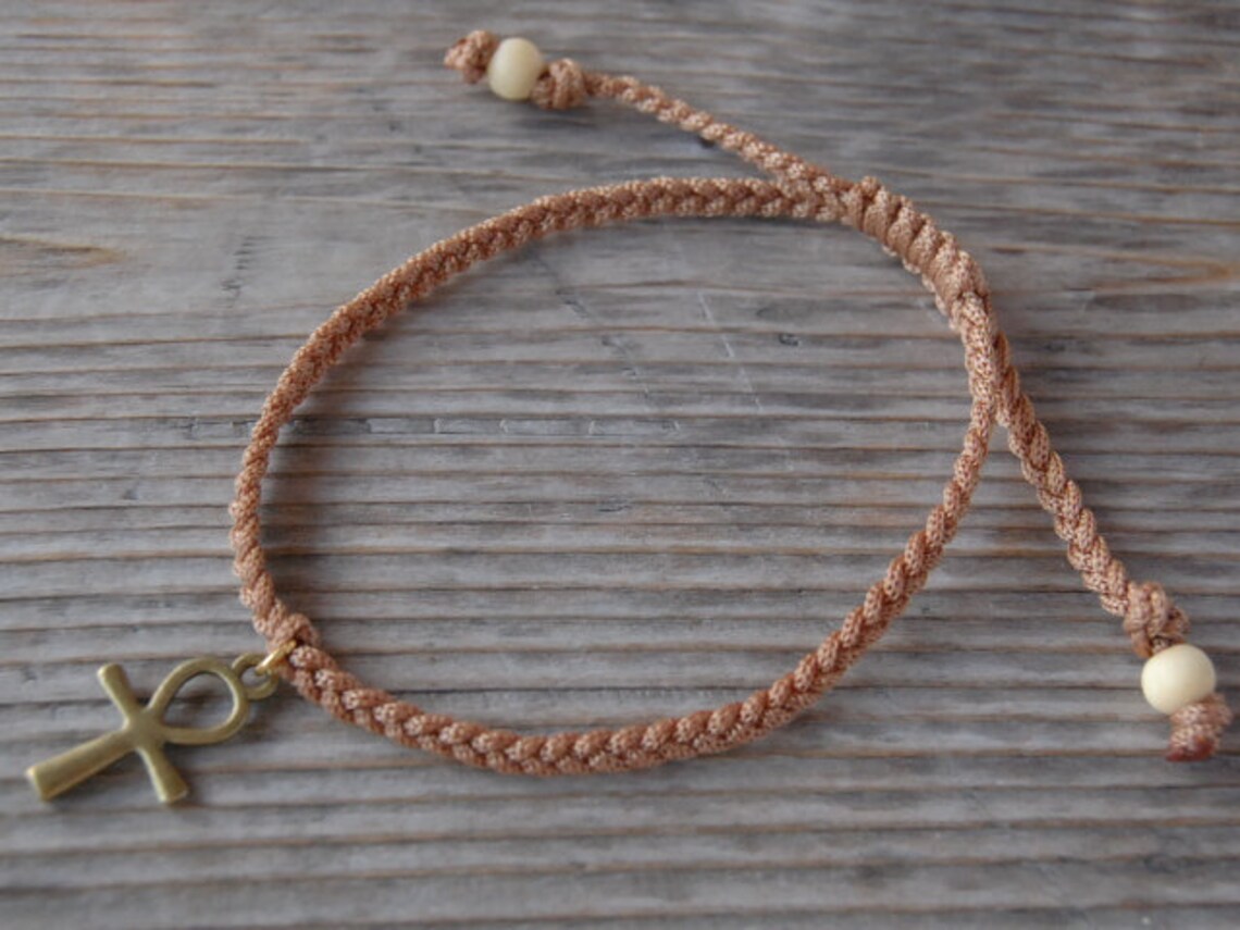 Ankh Cross Ankletankh Cross Braceletadjustable - Etsy
