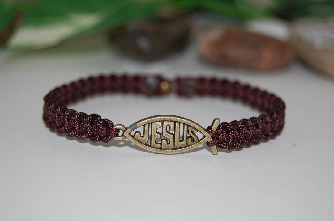 Jesus Bracelet,jesus String Bracelet,prayer Bracelet,pray,men,woman ...