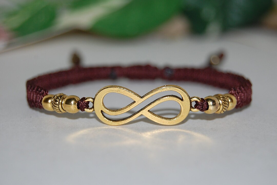 Infinity Bracelet,infinity Symbol Charm Bracelet,drawstring Bracelet ...