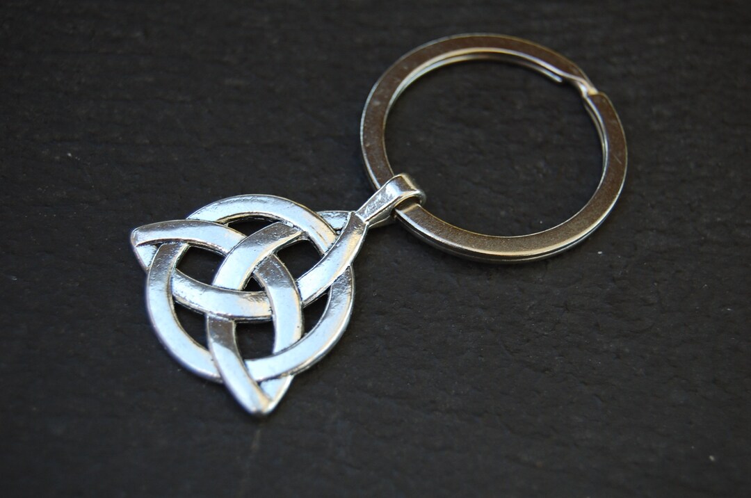 Trinity Keychain,trinity Keychain,car,bag,purse,spirituality,mala ...