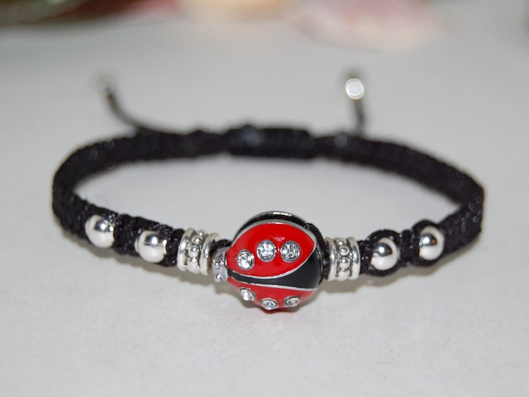 Ladybug Bracelet,ladybug Charm Bracelet,ladybug Gifts,bracelet for ...