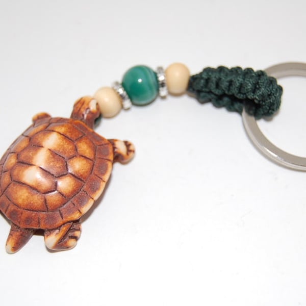 Beaded Turtle Keychain - Etsy