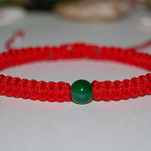 Red Jade Bracelet - Etsy