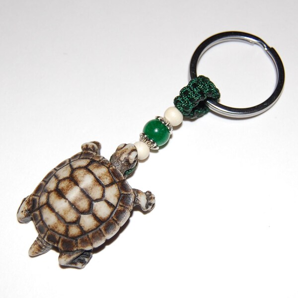 Beaded Turtle Keychain - Etsy