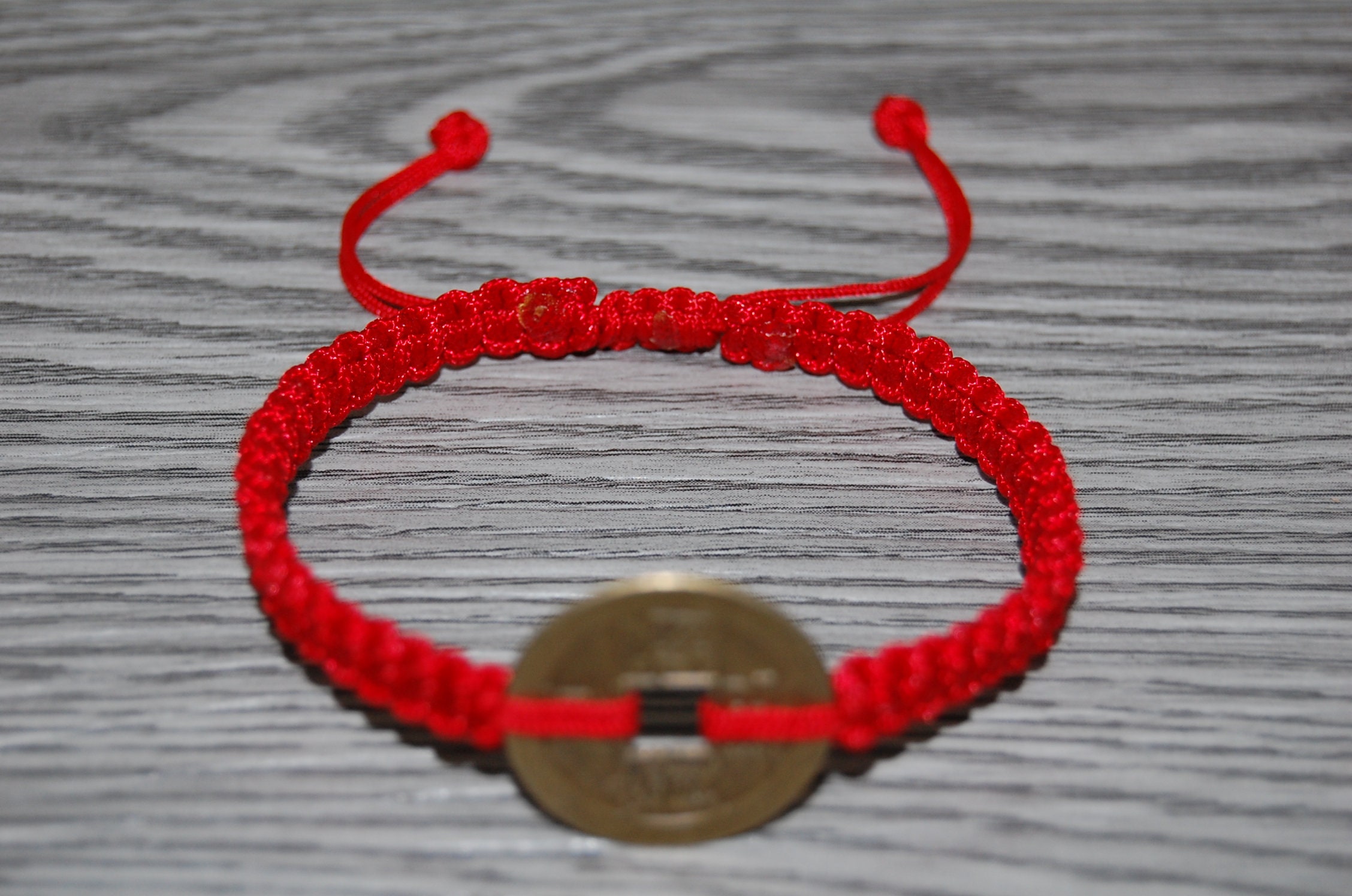 Chinese Lucky Coin Bracelethempgood Luck String - Etsy
