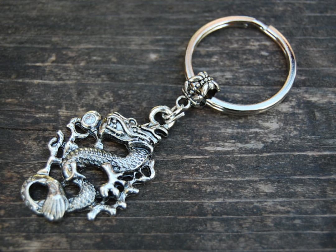 Dragon Keychain,dragon,yoga Charm Keychain,car,bag,purse,spirituality ...