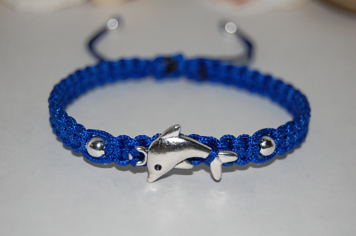 Dolphin Braceletgood Luck Braceletdolphin String - Etsy