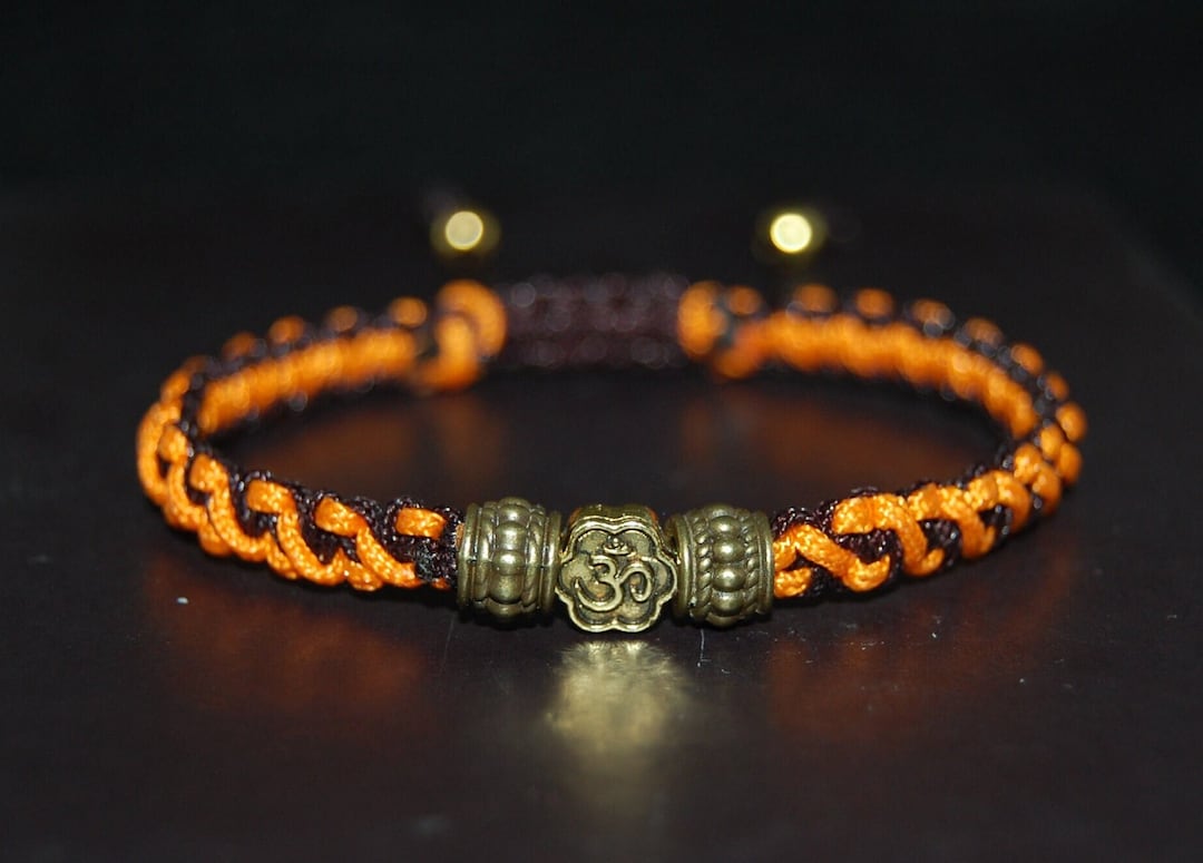 Om Bracelet,ohm Jewelry,aum Symbol Bracelet,meditation,friendship ...