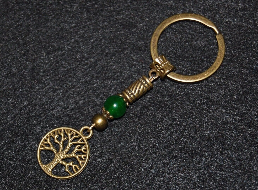 Tree of Life Keychain,bronze Tree of Life,prayer,meditation,yoga ...